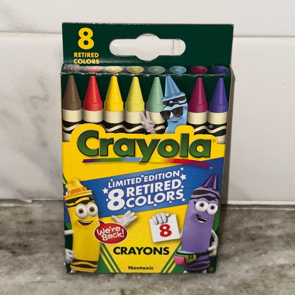 Crayola | Toys | Limited Edition Retired Crayola Crayons 8 Ct Box New ...